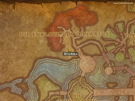 Syurna Trainer Map And Guide Freier Bund World Of Warcraft