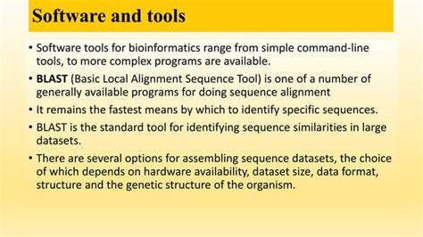 Role Of Bioinformatics In Plant Pathology Pptx