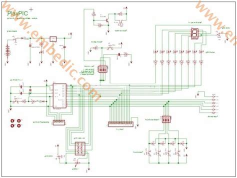 Microchip Pic16f84a Microcontroller Tutorial Board Detailed Pcb