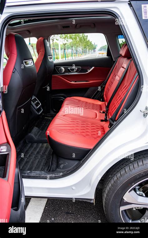 The Rear Seats Of A Chery Tiggo 7 Pro Badged At Tiggo 7 Plus For China