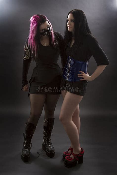 Goth Slave And Master Stock Image Image Of Punk Fiction 14096639