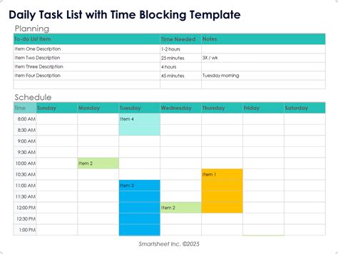 Task Management Excel Template
