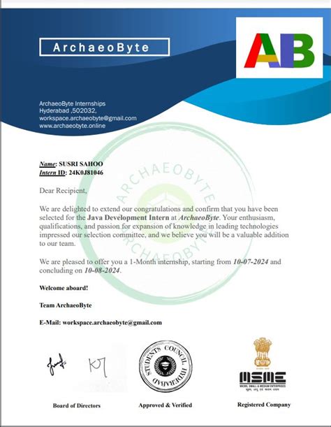 Susri Sahoo On Linkedin Javadevelopment Internship Excited