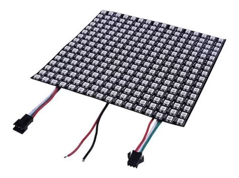mgsystem modulo matriz flexible 16x16 rgb ws2812 arduino 5v en venta en