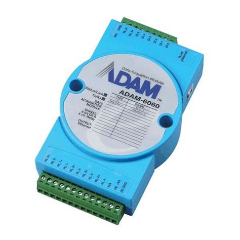 Advantech ADAM 6060 A 6 Channel Relay Output W DI Data Aquisition Module From Cole Parmer