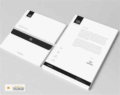 طراحی سربرگ حرفه‌ای شرکتی اداری با طراحی عالی