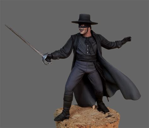 Completed Zorro And Sergeant Garcia Planetfigure Miniatures