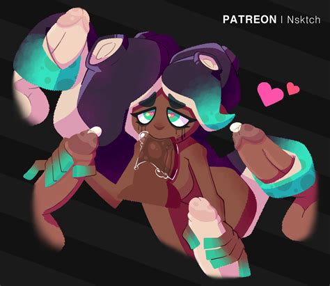 Rule 34 Blowjob Dark Skin Marina Splatoon N Sktch Off The Hook Splatoon Sloppy Blowjob