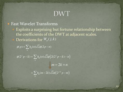 Ppt An Introduction To Discrete Wavelet Transforms Powerpoint