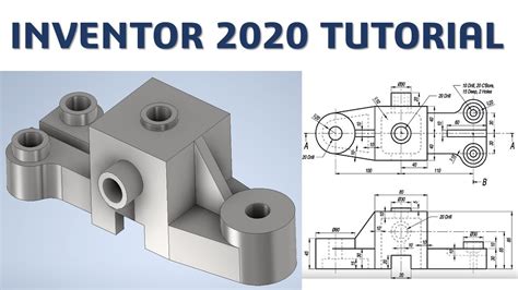 Inventor 2020 Tutorial 164 3d Model Basic Beginers Cadcam Tutorial