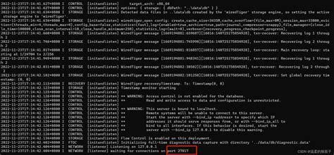 【大数据遇到的问题】mongodb启动和部署——出现端口port“27017”27017端口 Csdn博客