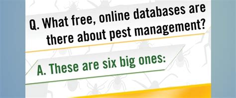 Pest Management Databases Infographic Northeastern Ipm Center