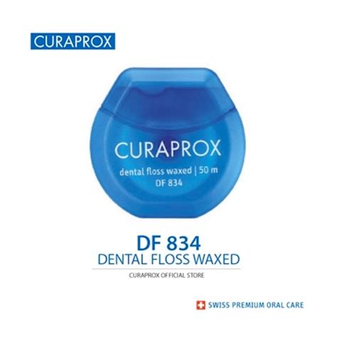 ไหมขัดฟัน Curaprox Dental Floss Waxed 50m Df834 Shopee Thailand