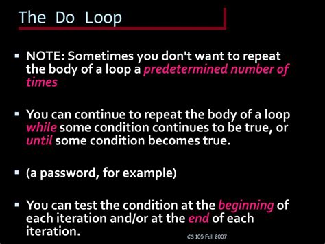 Ppt Error Trapping Dowhile Loops Loop Errors Powerpoint Presentation Id3629011