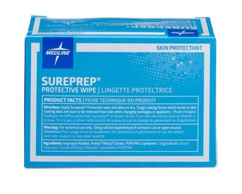 Medline Sureprep Skin Protectant Wipe 1000ct