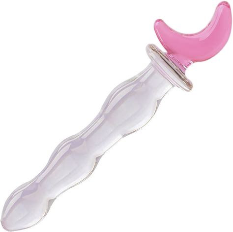 Crystal Glass Pleasure Wand Dildo Penis Akstore Half