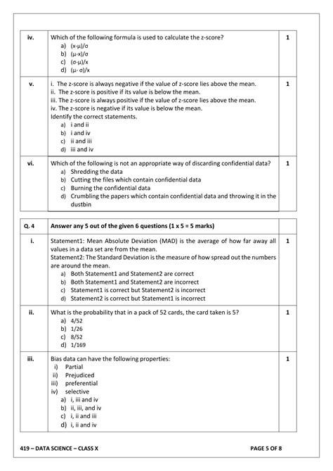 Cbse Class 10 Data Science Sample Papers 2023 2024 Indcareer Schools