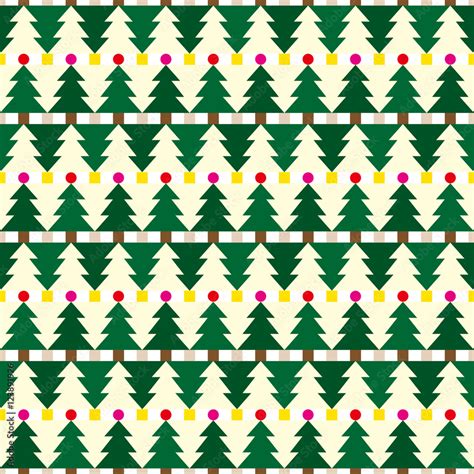 Tree background Seamless pattern Vector 木のパターン Stock Vector Adobe Stock