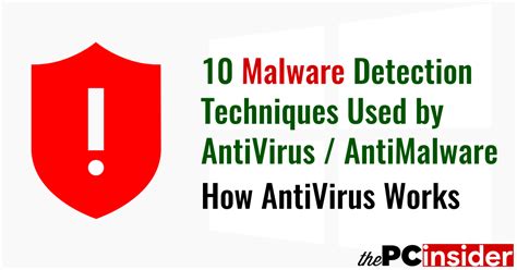 10 Malware Detection Techniques Used By Antivirus How Antivirus Works Pcinsider