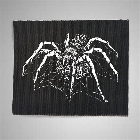 Spider Punk Patches Etsy
