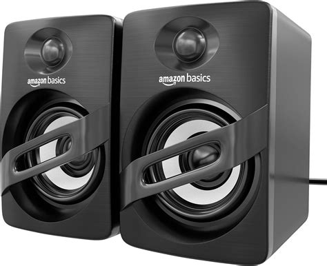 Amazon In Buy Amazon Basics Watt Usb Powered Pc Computer Speakers With Dynamic Sound Black