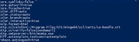 git fatal bad numeric config value false[sendemail] for