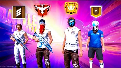 Noob To Pro Journey Free Fier Lvl 1 To 100 🥺 💔para Samsung A3 A5 A6 A7