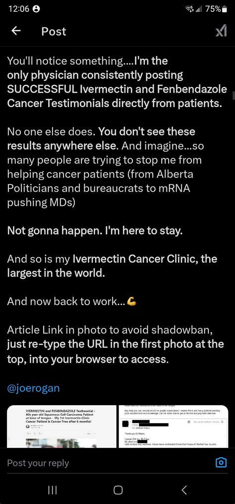 夷人 的想法 加拿大放射肿瘤科医生william Makis的新文章：伊维菌素和芬苯达唑见证 60 岁舌根鳞状细胞癌患者 他也… 知乎