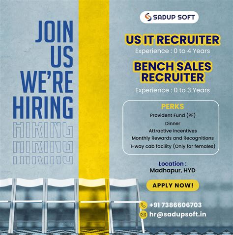 Sadup Softech On Linkedin Hiring Hiringimmediately Usitrecruitment