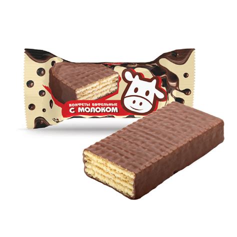 «Конфеты вафельные с молоком Донко