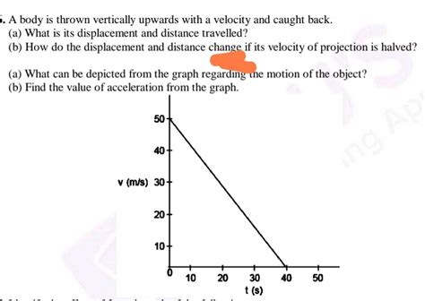 A Body Is Thrown Vertically Upwards With A Velocity And Caught Back