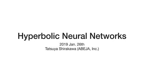 Hyperbolic Neural Networks Pdf