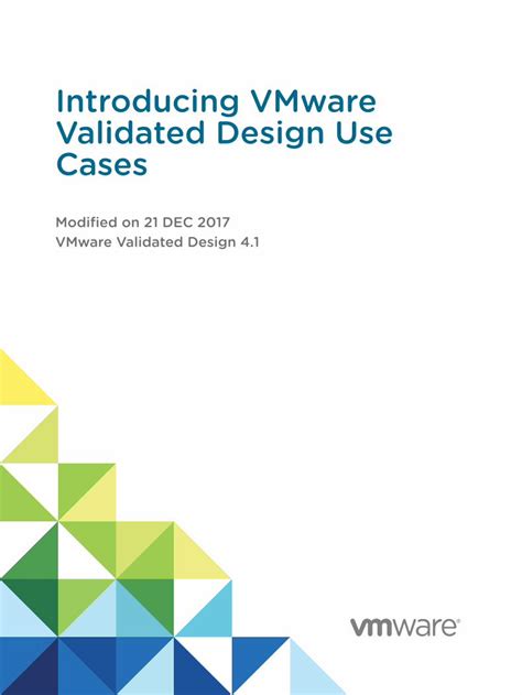 Pdf Introducing Vmware Validated Design Use Cases Vmware