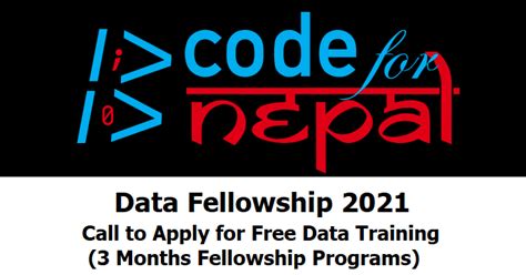 Code For Nepal Call To Apply For Free Data Training 3 Months Fellowship