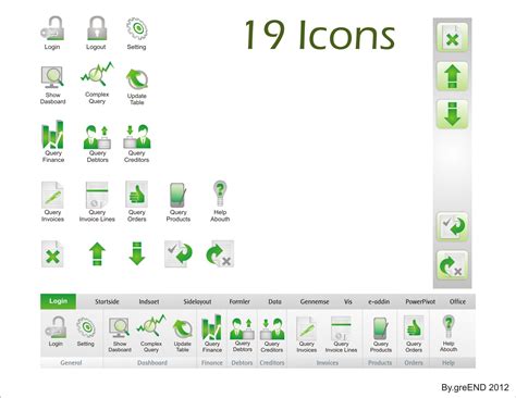 19 Icons For An Excel Add In 110designs