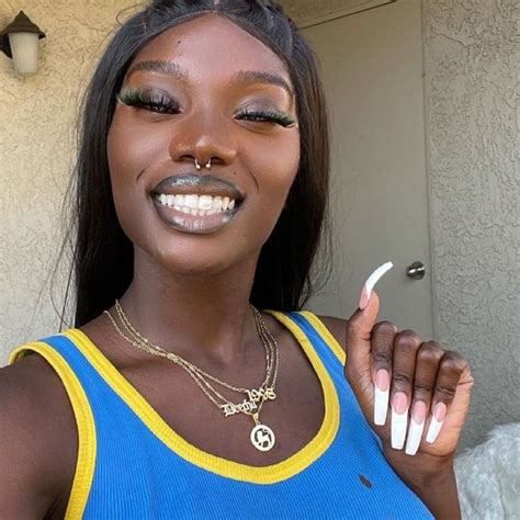 Pin By Gabriellesimone On Melanin Pretty Black Girls Dark Skin Girls