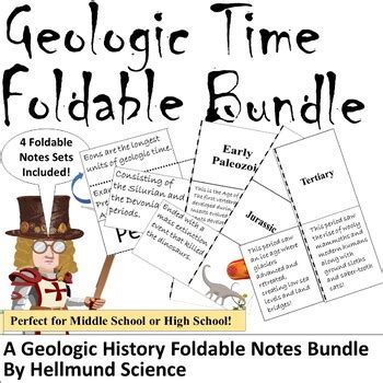 Geologic Time Foldable Notes Bundle By Hellmund Science TPT