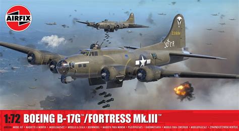 Airfix A08018a Boeing B 17g Fortress Mkiii 172 Scale Model