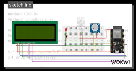 Température Code Wokwi Esp32 Stm32 Arduino Simulator