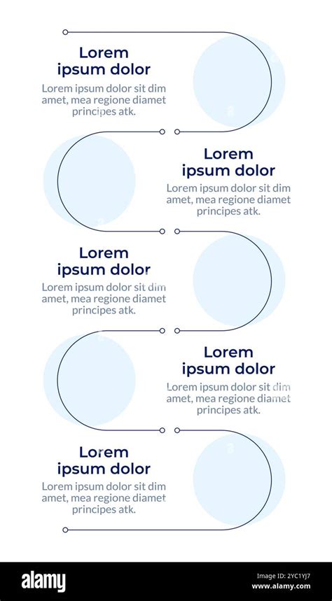Process Flow Infographic Vertical Sequence Stock Vector Image And Art Alamy