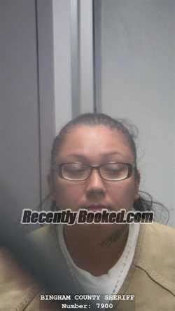 Recent Booking Mugshot For Angela Ione Martinez In Bingham County Idaho