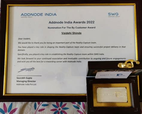 samrudhi sawant shelke on linkedin addnode india never fails to appreciate the efforts its