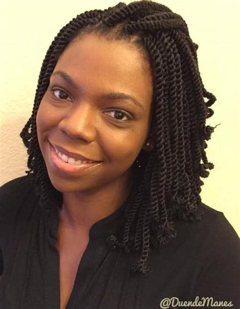 Kinky Twist Bob Hairstyles
