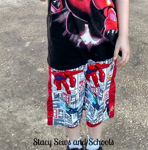 Stacy Sews And Babes Big Hero 6 Shorts Tutorial