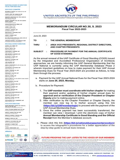 Memo Circular No 30 Procedure Of Payment Pdf Manila Philippines