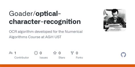 Github Goaderoptical Character Recognition Ocr Algorithm Developed