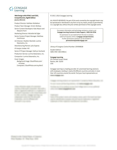 Solution Web Design With Html And Css3 Comprehensive 8th Edition Pdf