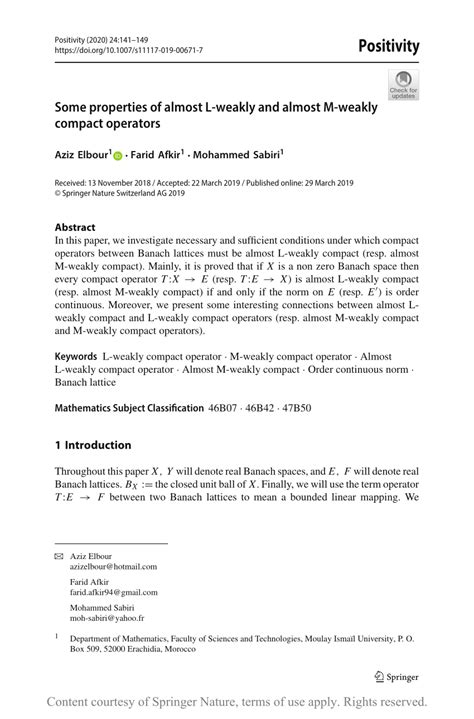some properties of almost l weakly and almost m weakly compact