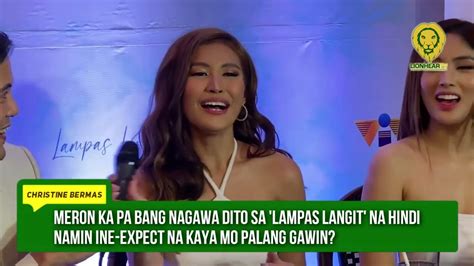 Christine Bermas Compares The Intensity Of Sexy Scenes Between Scorpio Nights 3 And Lampas