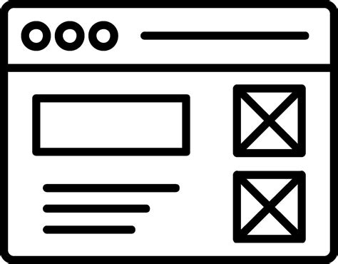 Wireframe Line Icon Vector Art At Vecteezy